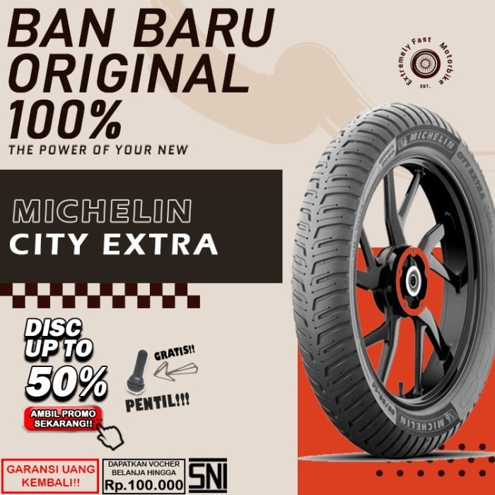 Jual Ban Motor Matic Tubless Michelin City Extra Ring 14 Ban Motor Beat ...