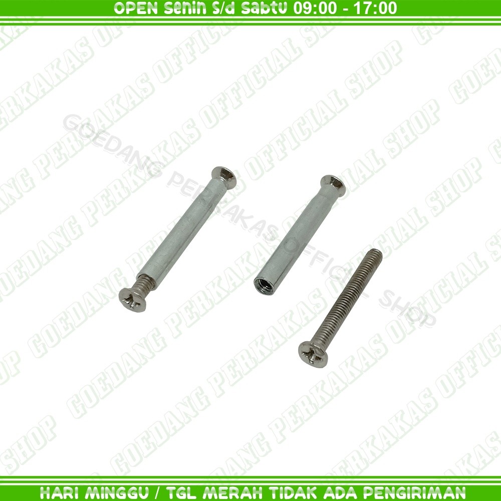 Jual Sekrup Tembus Baut Tanam Handle Gagang Pintu Rumah Set 2 Pcs ...