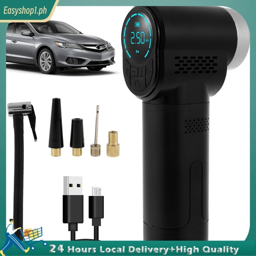 Jual Inflator Ban Digital dengan Lampu LED Pompa Ban Mobil Isi Ulang ...