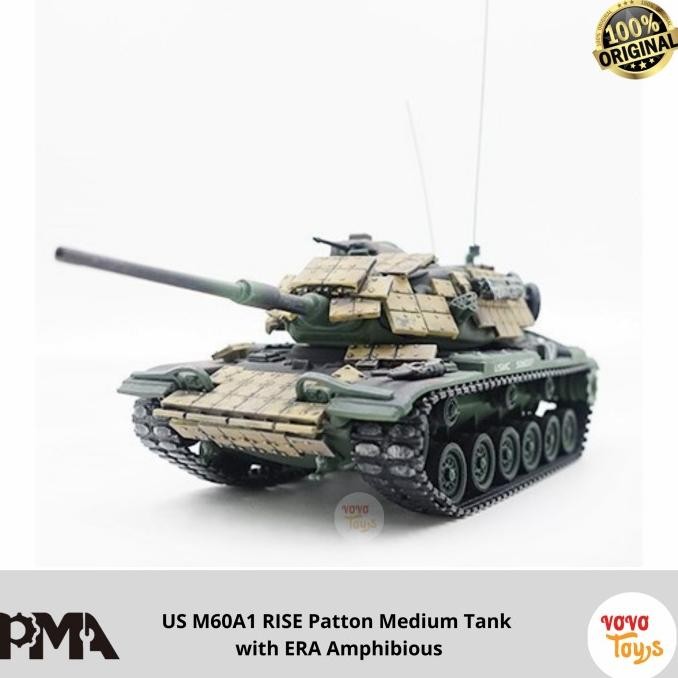 Jual Miniatur Tank US M60A1 RISE Patton Medium Tank ERA Amphibi by PMA ...