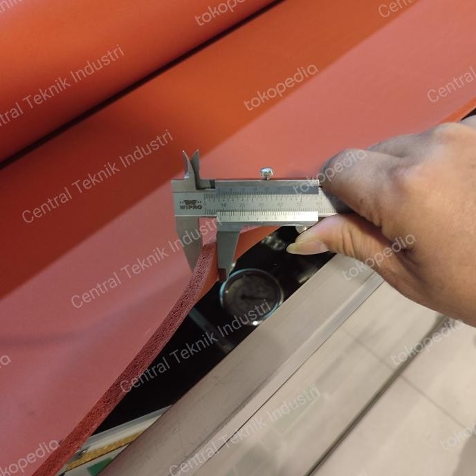 Jual Jual Karet Sponge Silikon Lembaran / Alas Mesin Press 8Mm X 100 Cm ...