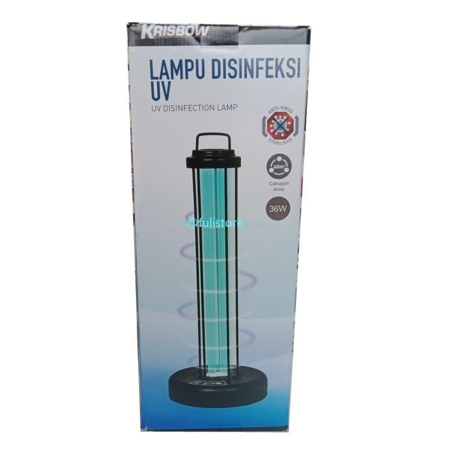 Jual Krisbow +Remote Lampu Standing Uv Disinfektan Sterilizer 36 W | Shopee Indonesia