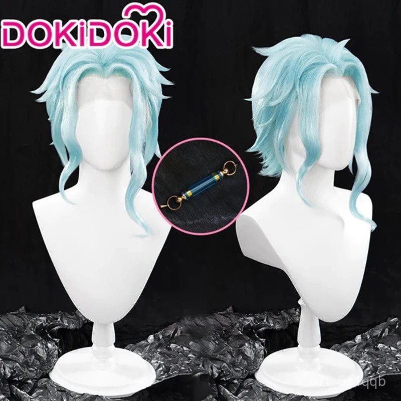 Jual IN STOCK Il Dottore Wig Game Genshin Impact Fatui Harbinger ...