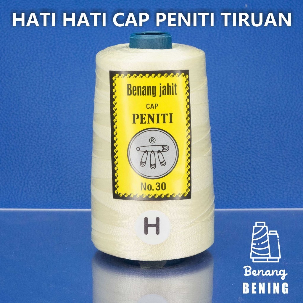 Jual BENANG NYLON NO.30 / D30 CONES CAP PENITI - WARNA H (CREAM ...