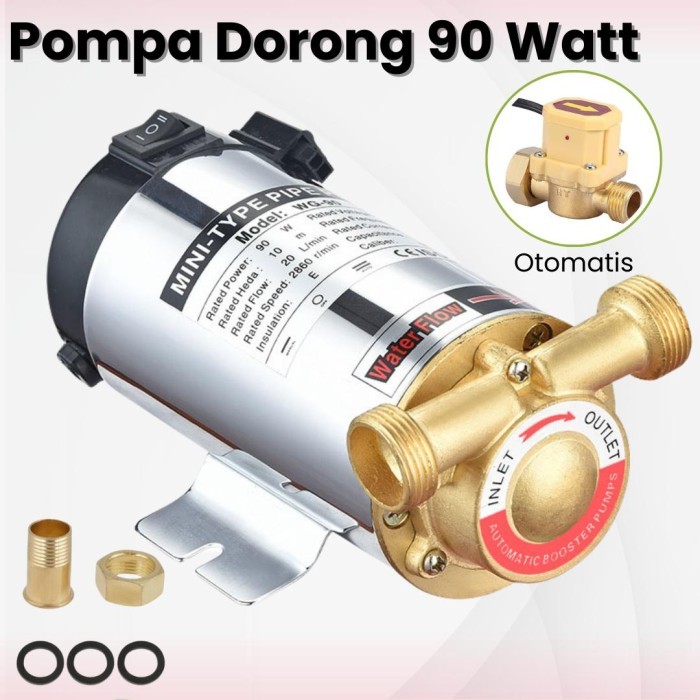 Jual Pompa Dorong Air Pompa Booster Pump Otomatis 90Watt | Shopee Indonesia