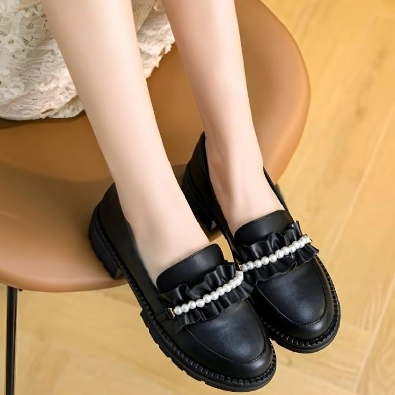 Jual VIRAL Sepatu Kerja Wanita Bermutiara Spatu Perempuan Import Formal ...