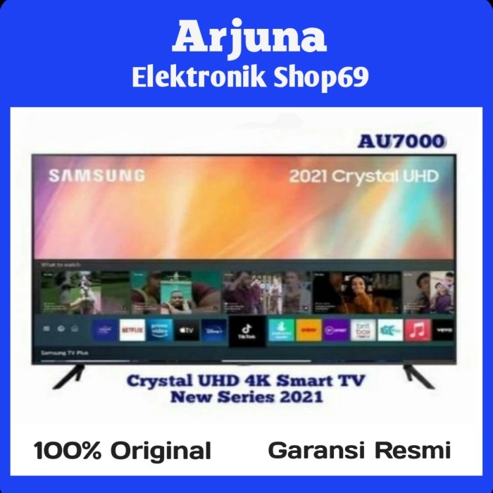 Jual Toko Bakia -- Tv led Samsung 43 inch UA43AU7000 Crystal UHD 4K Smart TV NEW 2021 | Shopee ...