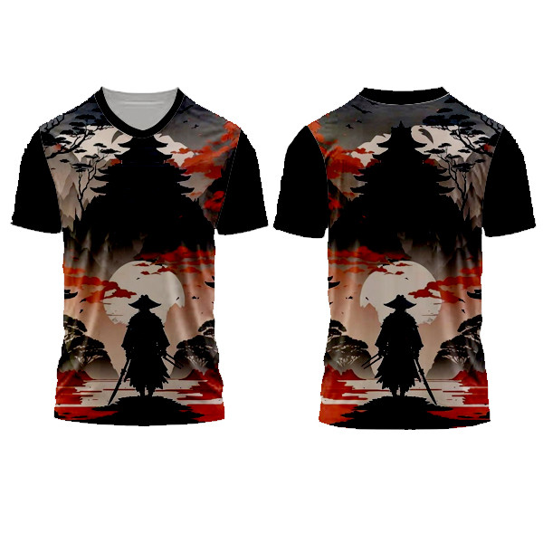 Jual Kaos Anak Samurai Ninja Ronin v2 Baju Samurai Ninja Ronin Anime ...