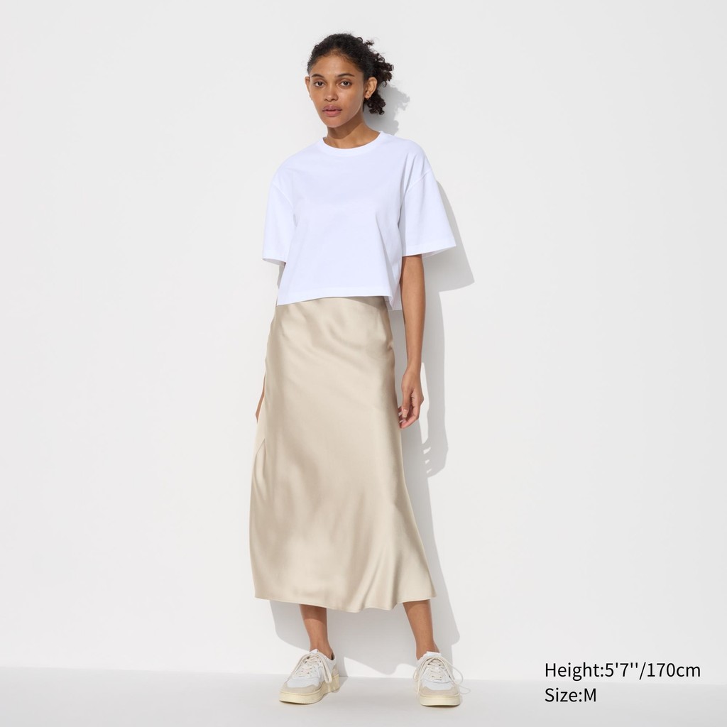 Jual Uniqlo Rok Satin | Shopee Indonesia