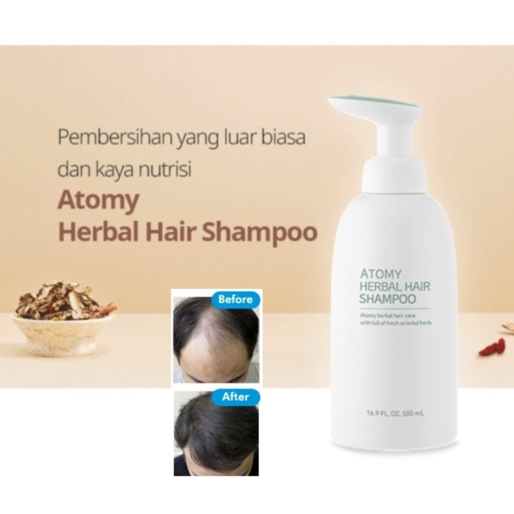 Jual Atomy Hair Shampoo Herbal Rambut Rontok, Anti Loss | Shopee Indonesia