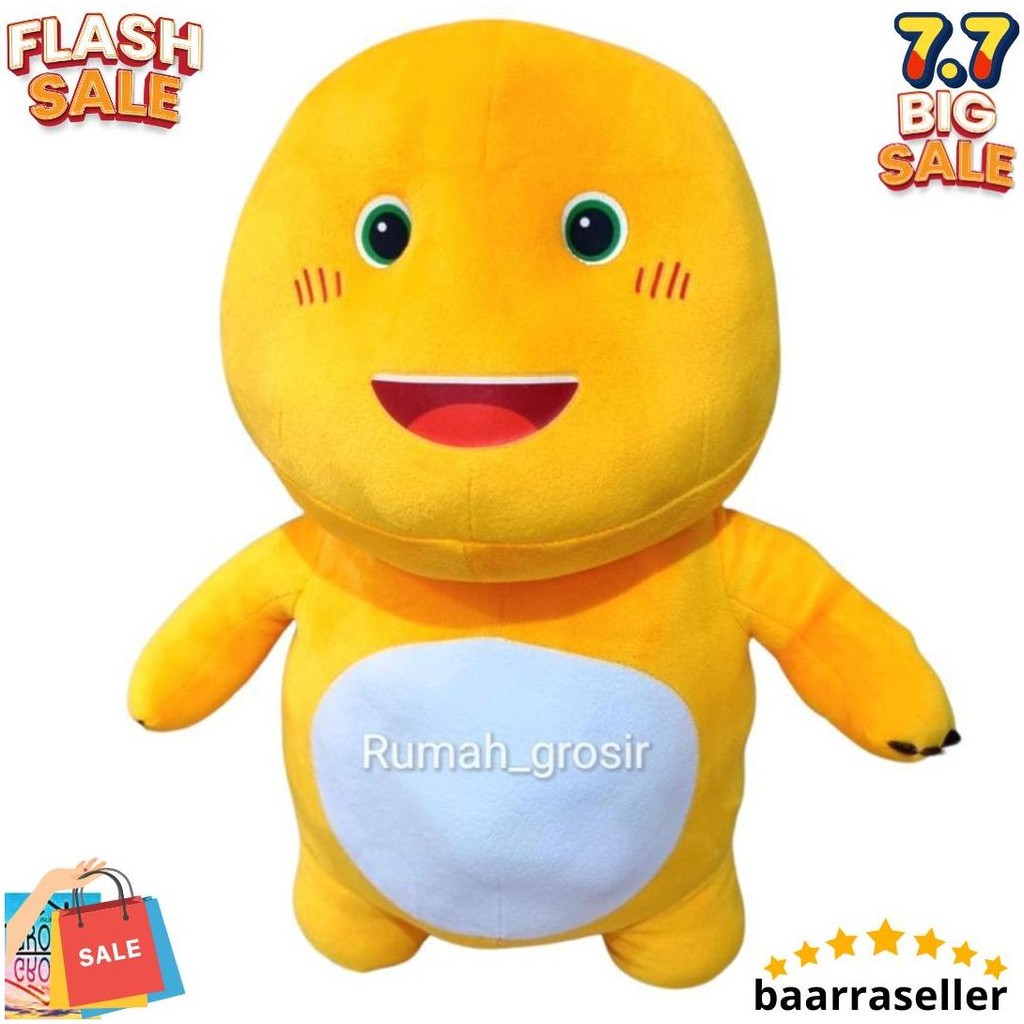 Jual (Rumah Grosir) Boneka Nailoong Naloong Nalong Dino Kuning Plush ...