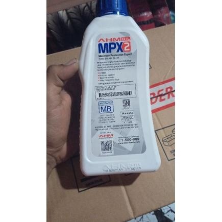 Jual Tw39 Oli Mpx2 0,8L Ahm Oil Mpx 2 0,8 Liter Matic 10W-30 Api Sl Jaso Mb Kemasan Baru Premium ...