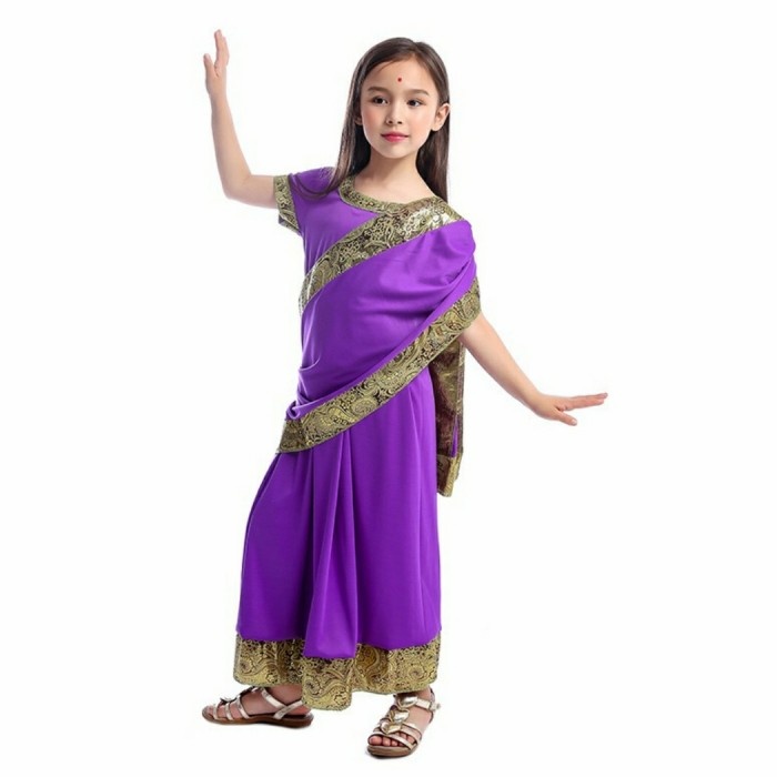 Jual Baru Sari India Traditional Costume Baju Tradisional Anak Dress ...