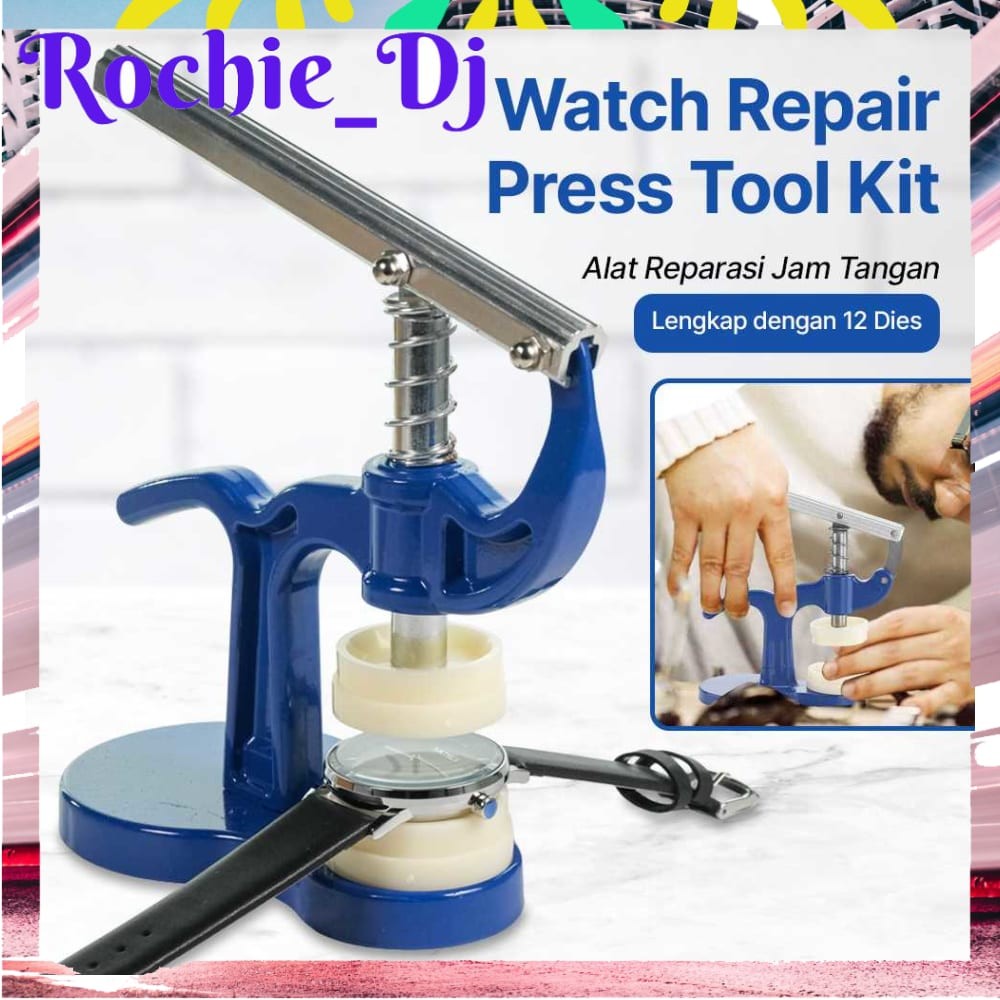 Jual ALAT REPARASI JAM TANGAN PRESS TOOL KIT WATCH REPAIR - 3182 ...