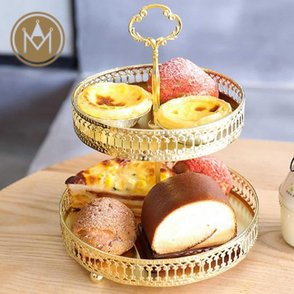 Jual Rak Kue Susun 2 Tingkat Detachable Plate Cake Stand Display - SD2 ...