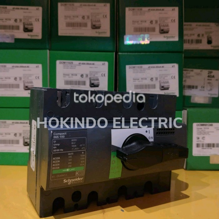 Jual Schneider Ins125 3P 125A Switch Disconnector 28910 Ins 3P 125A Ori ...