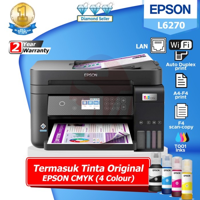 Jual Printer Epson L6270 A4 Ink Tank Multifungsi ADF Duplex Wifi with ...
