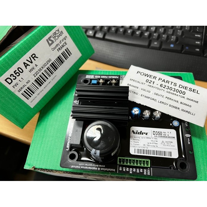 Jual D350 AVR (New) - Original Leroy Somer R438 (Old) | Shopee Indonesia
