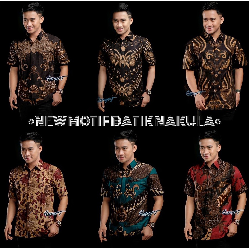 Jual Batik PNS BAJU BATIK PRIA NAKULA BATIK KEMEJA BATIK PRIA LENGAN PENDEK | Shopee Indonesia