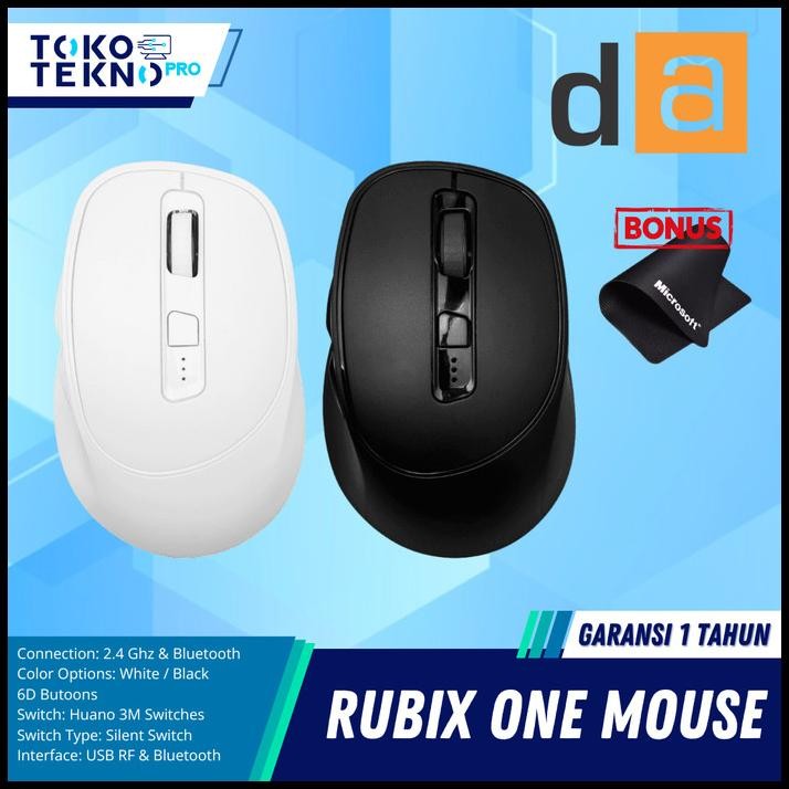 Jual Digital Alliance / Da Rubix One Wireless Office Bluetooth Mouse ...