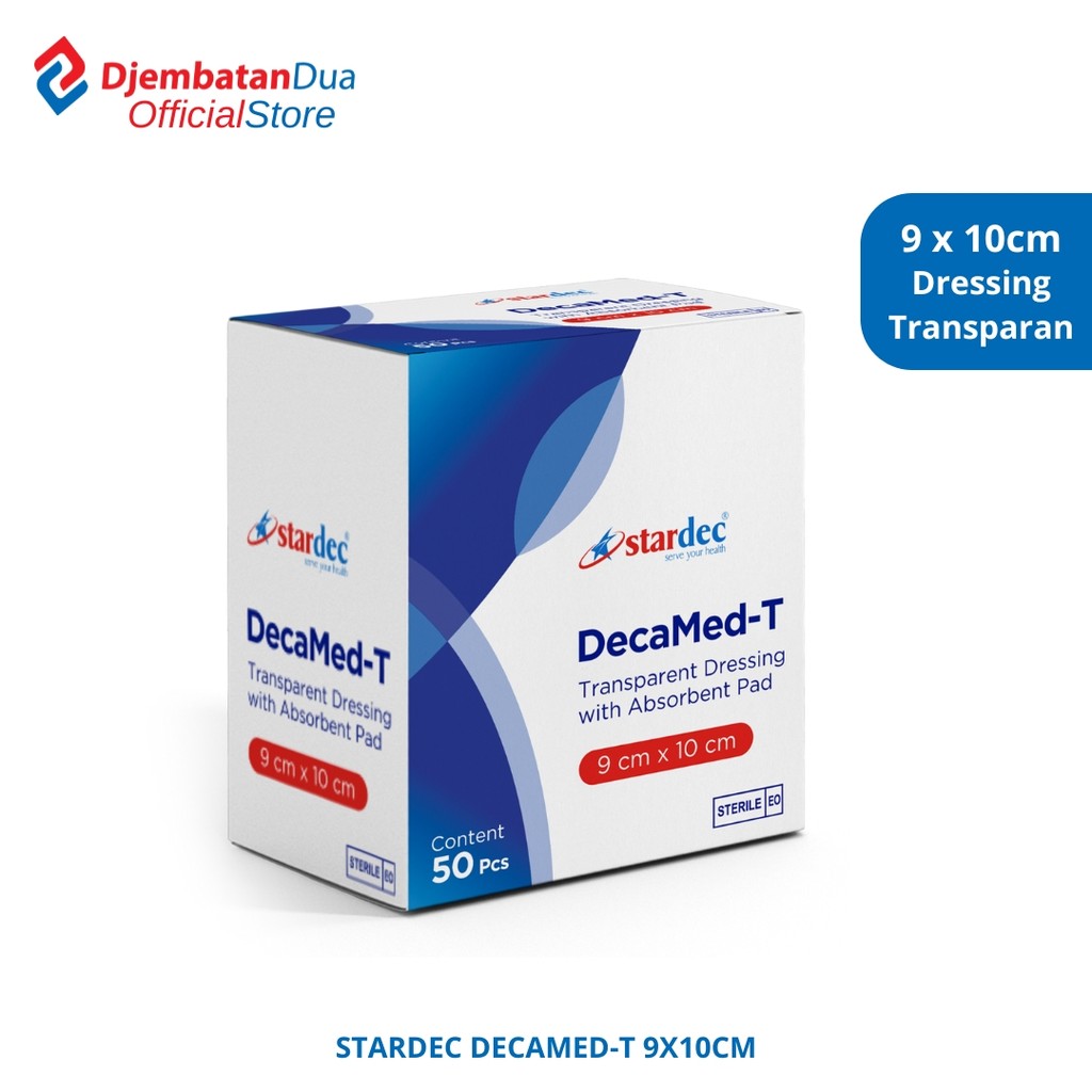 Jual Stardec Decamed-T Plester Transparan - 9x10 cm | Shopee Indonesia
