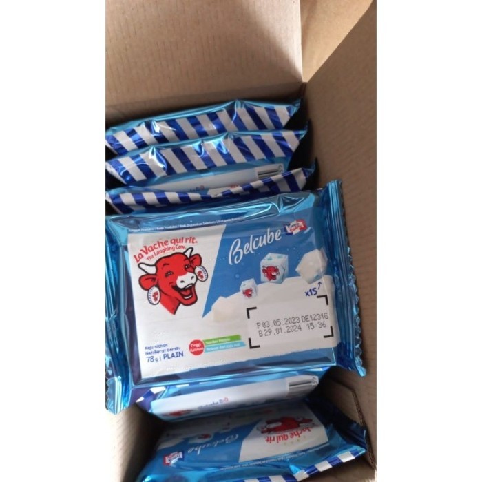 Jual Belcube Cheese Keju Belcube Blue Pack | Shopee Indonesia