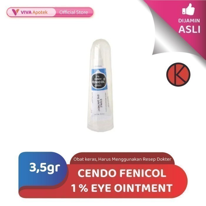 Jual Cendo Fenicol 1 % Eye Ointment / Infeksi Mata (3,5 Gram) | Shopee ...
