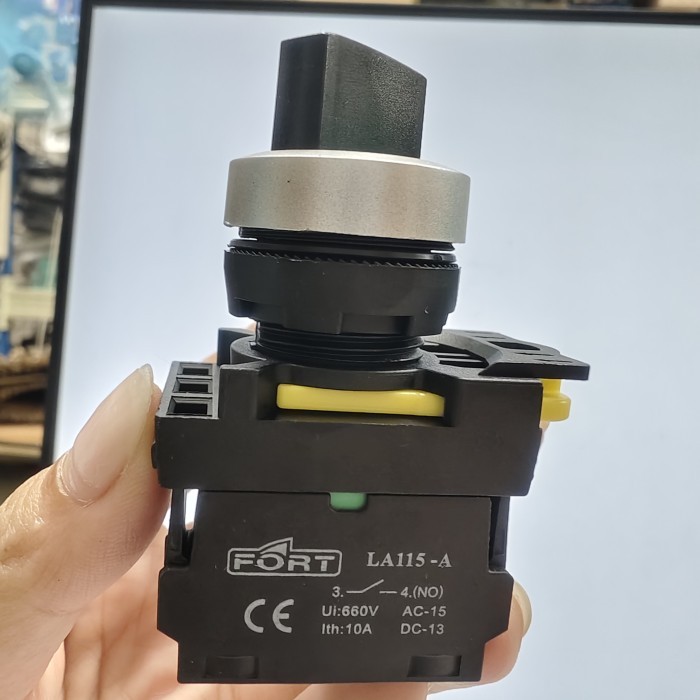 Jual Saklar Selector Switch 2 Posisi On Off 2 Step Fort Saklar Putar ...