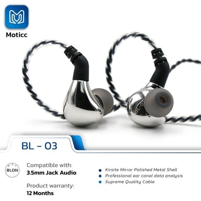 Jual BEBAS ONGKIR - BLON 03 / BL-03 BL03 Earphone 10mm Carbon Diaphragm DD HiFi IEM | Shopee ...