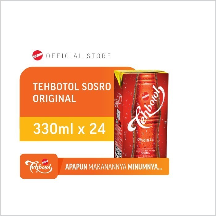 Jual Teh Botol Sosro Kotak 330ml 1 dus isi 24 pcs - minuman murah | Shopee Indonesia