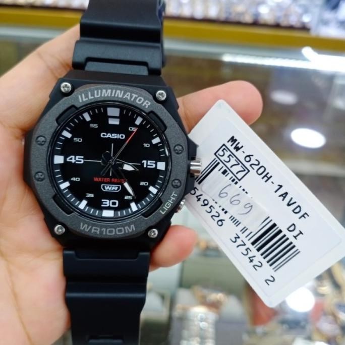 Jual PROMO JAM TANGAN 100% CASIO ORIGINAL GENERAL ORI MW-620H-1AVDF ...
