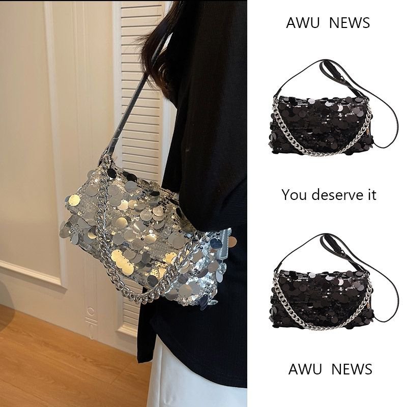 Jual Tas Selempang Wanita, Kantung Mulut Halus Rantai Kulit Cerah Tas ...