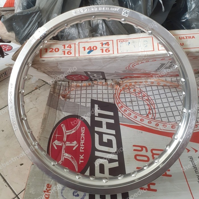 Jual VELG ALUMINIUM TK 140-14 BRIGHT | Shopee Indonesia