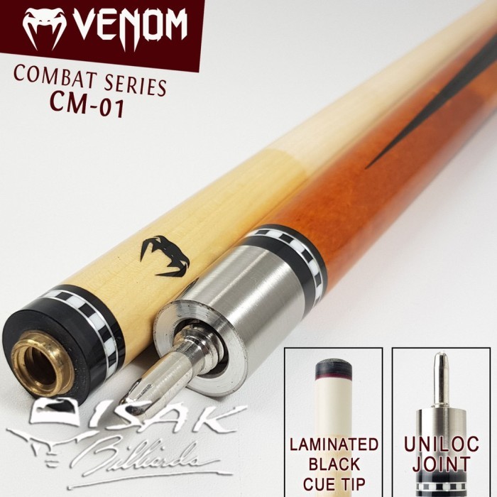 Jual VENOM POOL CUE CM-01 - COMBATSERIES BILLIARD STICK STIK BILIAR ...