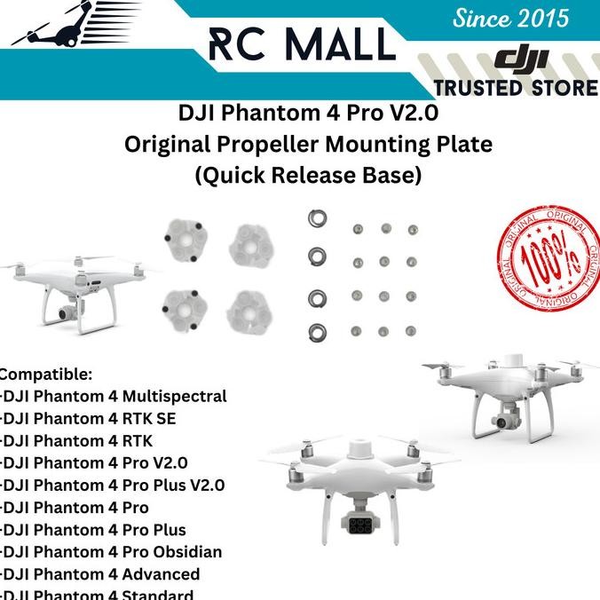 Jual Propeller Mounting Plate Quick Release Dji Phantom 4 Pro V2.0 Rtk ...