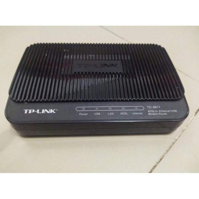 Jual Modem Tp Link Td 8817 Adsl2 Ethernet Usb Modem Router Murah
