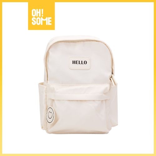 Jual OHSOME Tas Punggung Anak Nomie Nomie Smile Putih/Hitam | Shopee ...