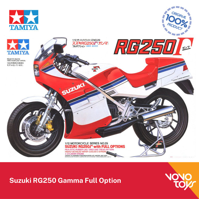 Jual Model Kit TAMIYA 1/12 Suzuki RG250 Gamma Full Option | Shopee Indonesia