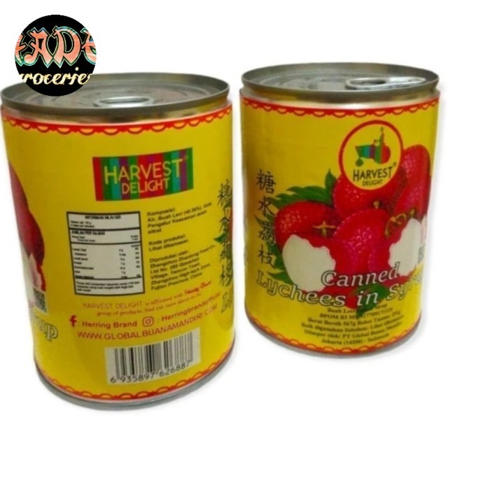 Jual Bya - Lychees Can In Syrup 565Gr Leci Kaleng Buah Leci Dlm Syrup ...