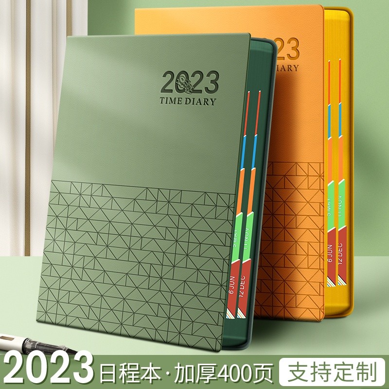 Jual 2023 dengan Pena 400 Halaman Buku Jadwal A5 Tebal Set Buku Catatan ...