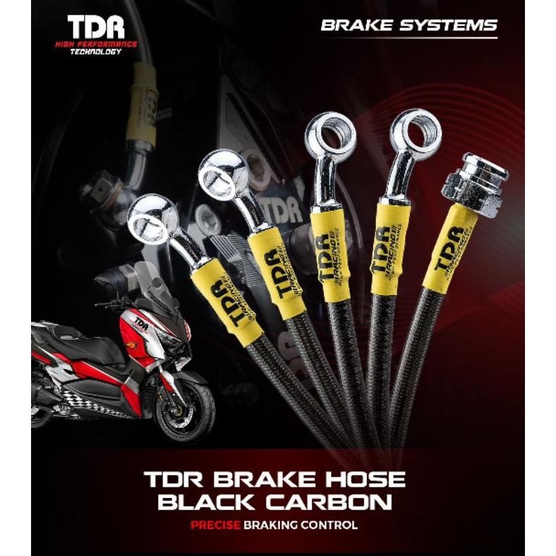 Jual Original Selang Rem Tdr Black Karbon / Selang Cakram Variasi ...