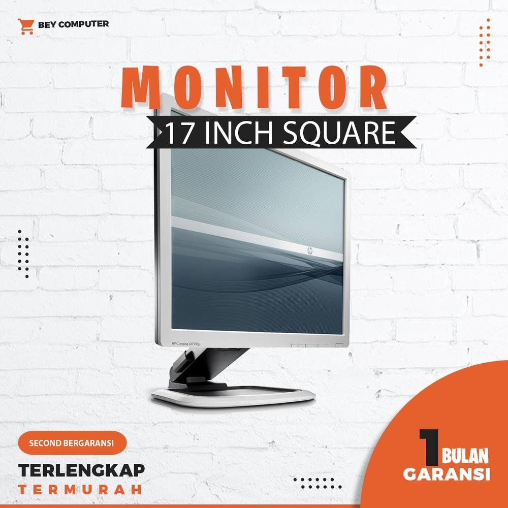 Jual uk-75 Monitor LCD/LED 17 Inch Square second bergaransi Premium ...