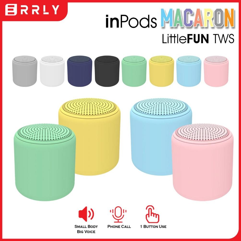 Jual Original Mini Speaker Bluetooth Macaron Inpods I12 Little Fun Bisa ...