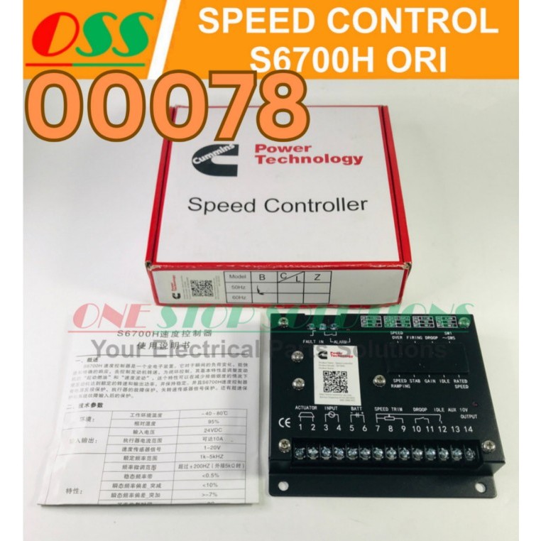 Jual Paling Berkualitas Speed Control S6700H Genuine Original Ori Asli Cummins Controller ...
