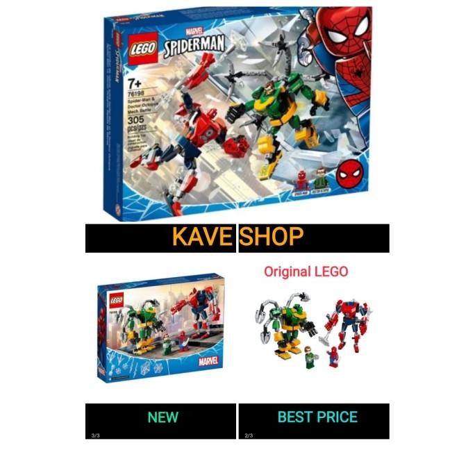 Jual LEGO 76198 : Spider-Man vs Doctor Octopus Mech Battle | Shopee ...