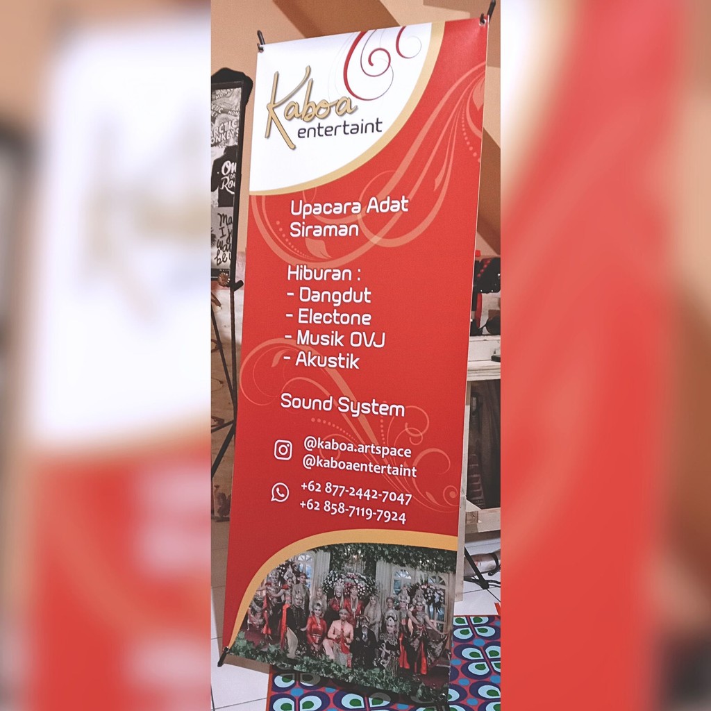 Jual X BANNER + TIANG RANGKA KAKI | STANDING BANNER | Y BANNER | MEDIA ...