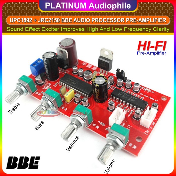 Jual Modul BBE Audio Processor Tone Preamp Sound Effect Treble Bass 03 ...