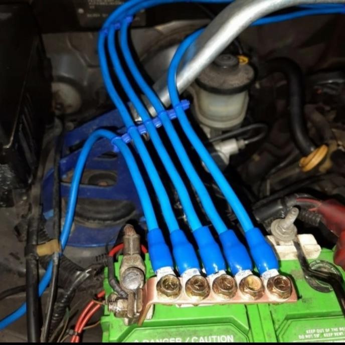 Jual New Grounding Cable Master Auto 10Mm 5Titik Header 5Lubang ...