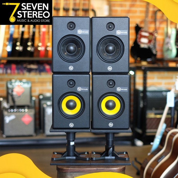 Jual Ready Desk Stand Speaker Monitor Flat Studio Meja stand Speaker ...