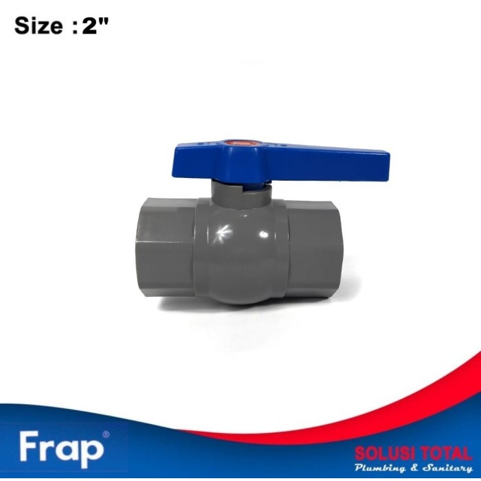 Jual Ball Valve PVC 2 Inch Frap Stop Kran PVC 2" Frap | Shopee Indonesia